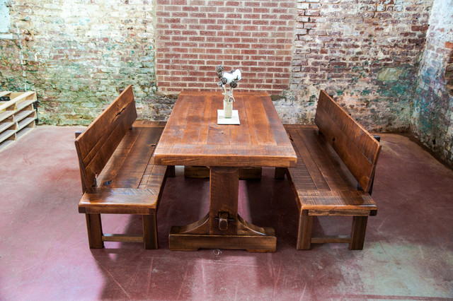 Rustic Trades Farmhouse Table - Rustic - Dining Room - Atlanta - by ...