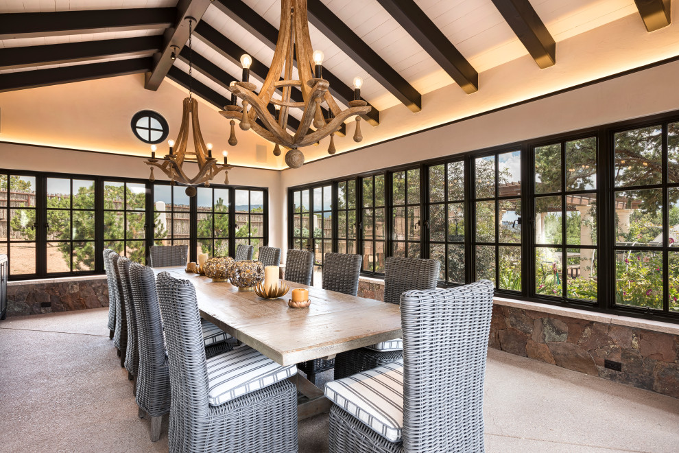 Santa Fe Residence - Mediterranean - Dining Room - Albuquerque - by ...