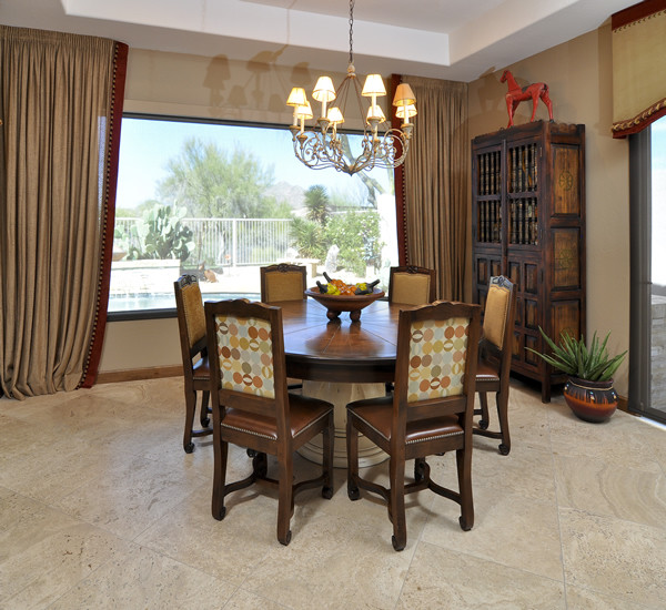 Scottsdale Arizona Desert Home - Traditional - Dining Room - Phoenix ...