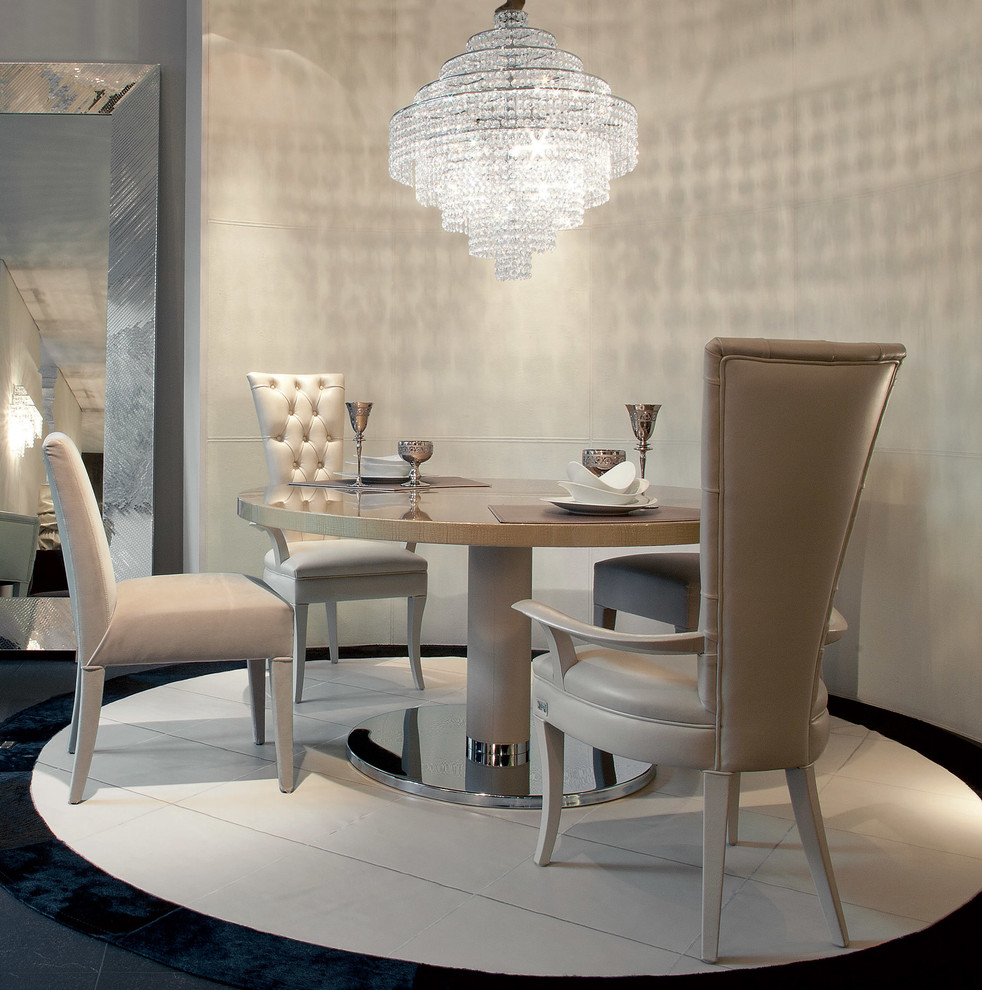 Silver Dining Room - Modern - Dining Room - Miami - by Decor And ...