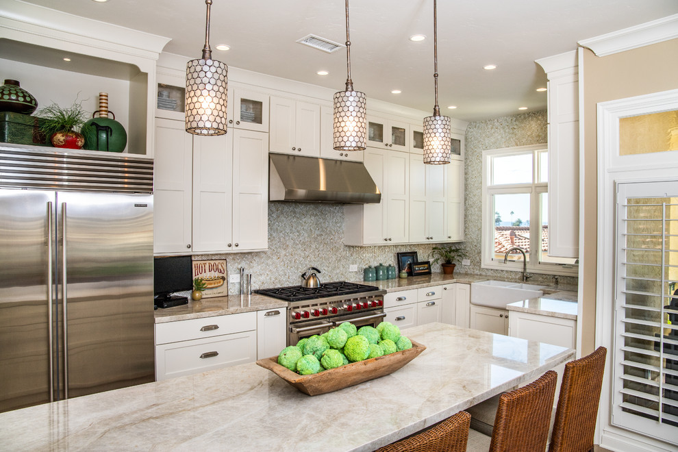 Solana Beach Coastal Cottage Full Design and Home Remodel - Beach Style ...