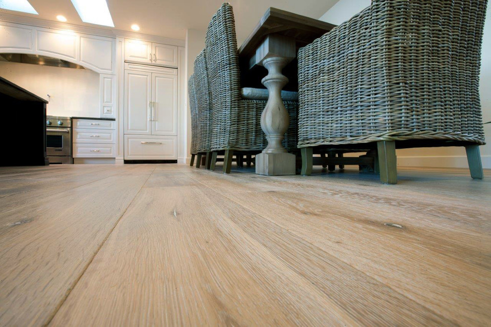 St. Moritz Hardwood Flooring - Beach Style - Dining Room - Orange ...