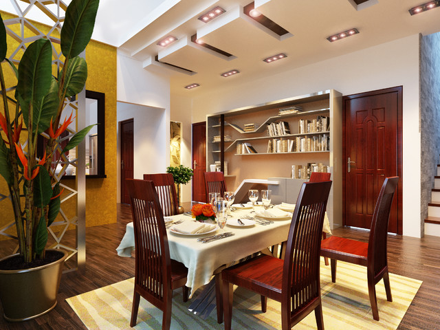 Stunning Dining Room Design, 3D Interior Design Ideas, 3D Scene - Modern - Dining Room - Mumbai ...