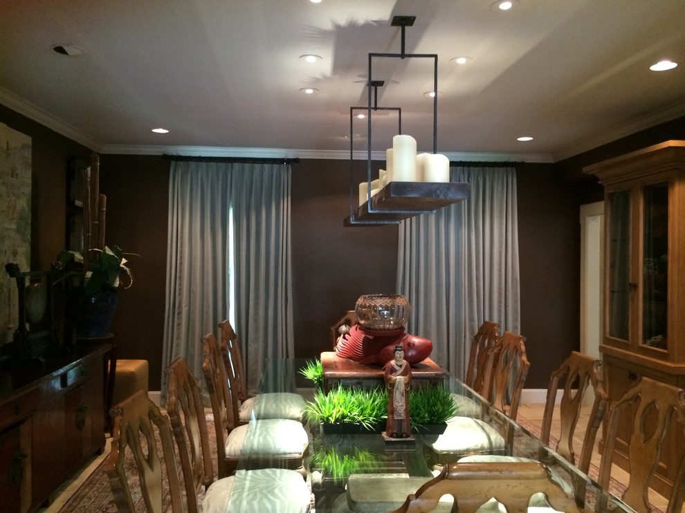 Tanglewood Dining Room Draperies - Transitional - Dining Room - Other ...