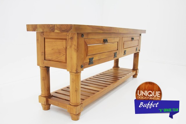 Teak Buffet - Mediterranean - Dining Room - Sydney - by Unique Teak ...