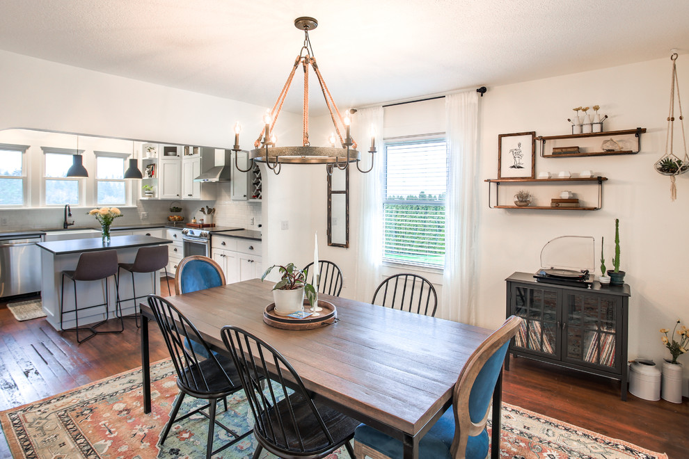 The 1920 Farmhouse Remodel - Farmhouse - Dining Room - Portland | Houzz