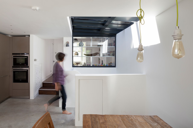 The Internal Lightwell - Contemporary - Dining Room - London - by ...