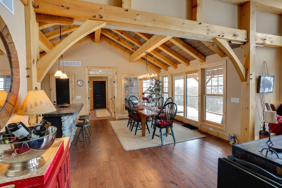 The Spanish Olive - Craftsman - Dining Room - New York - by Timberbuilt ...
