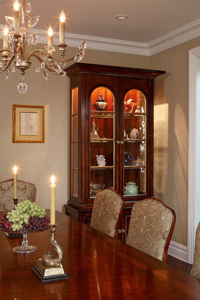 Traditional Dining Room Display Cabinet - Transitional - Dining Room ...