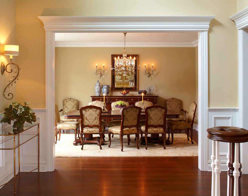 Traditional Open Foyer & Dining Room - Transitional - Dining Room - New ...