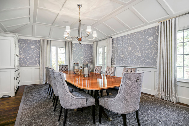 Transitional Interiors in Harrison, New York - Classique Chic - Salle à ...