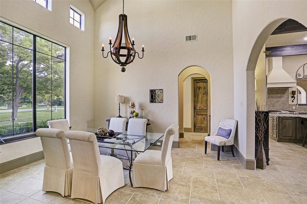 Transitional Mediterranean Style Custom Home on Acreage in Richmond ...