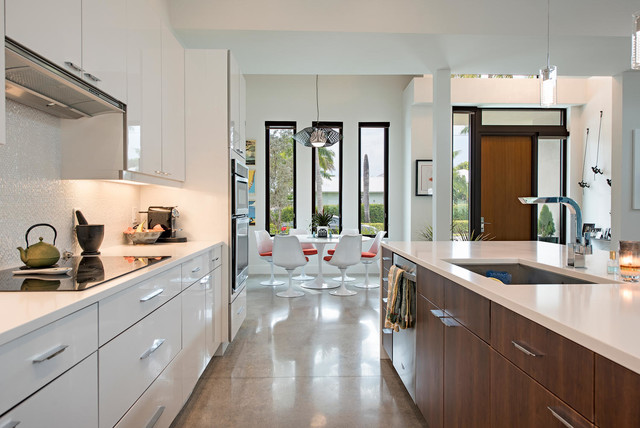 TROPICAL MID CENTURY MODERN - Modern - Kitchen - Miami - by User | Houzz