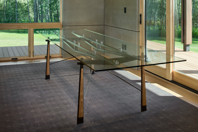 Truss Table - Modern - Dining Room - Jackson - by Ward+Blake Architects ...