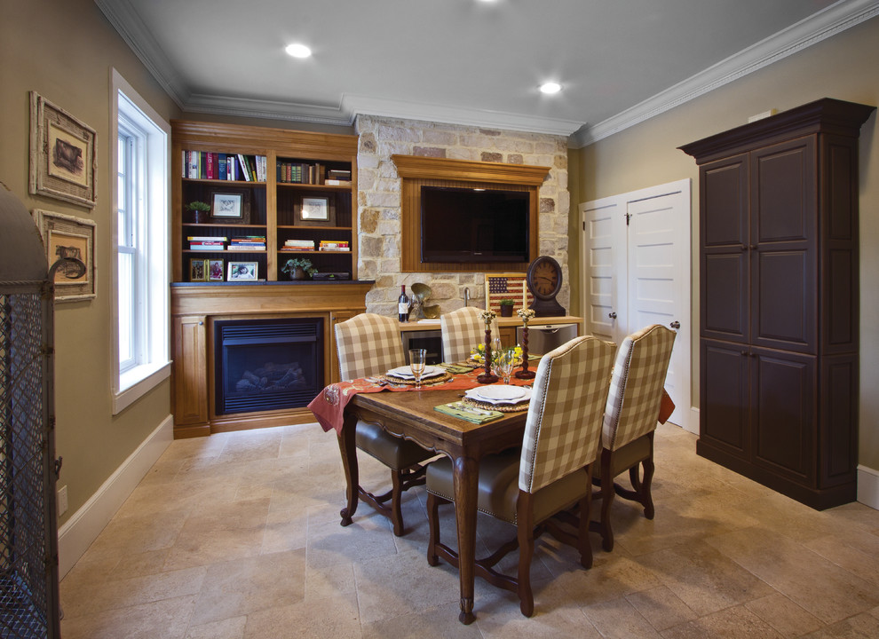 Tuscan-Style Breakfast Room - Basking Ridge NJ - Mediterranean - Dining ...