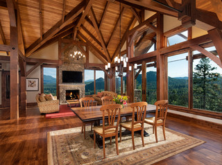 Twin Sisters Ranch - Rustikal - Esszimmer - Denver - von Colorado ...