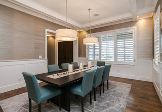 Upscale Observatory Park Interior Design - Transitional - Dining Room ...