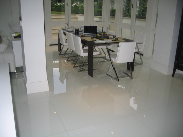 White Tiles and Steps, residential building London - Contemporary ...