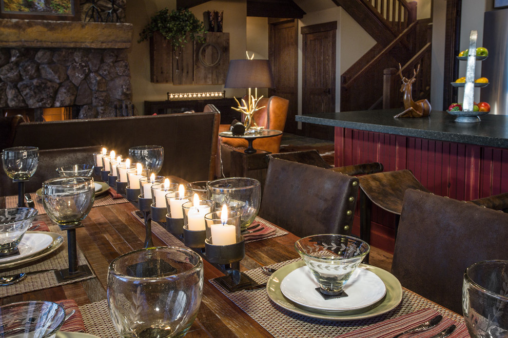 Wolf Creek Ranch - Rustic - Dining Room - Salt Lake City - by Chris ...