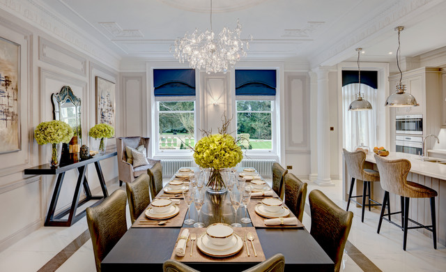 Woolley Hall - Contemporary - Dining Room - Berkshire - by Alexander ...