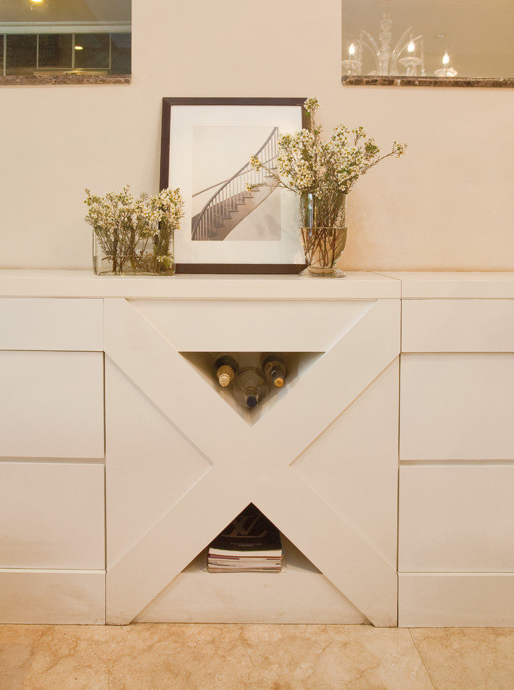 X-shape Built-in Storage Cabinet - Contemporary - Dining Room - Other ...