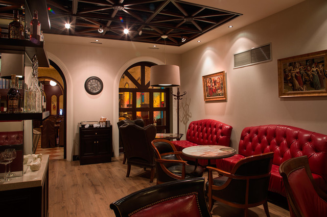 Jazzve Cigar Lounge - Сигар Клуб - 2013г. - Traditional - Home Bar ...