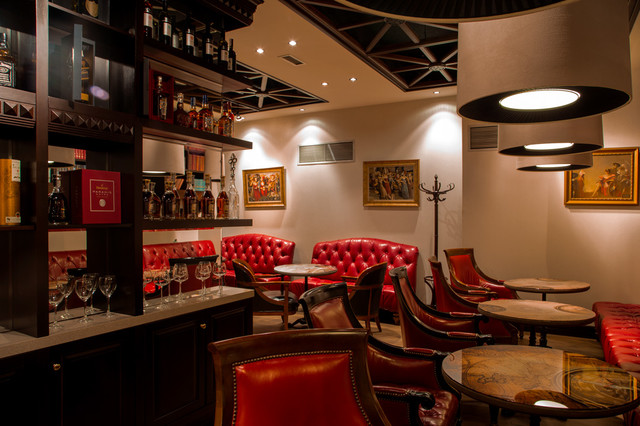 Jazzve Cigar Lounge - Сигар Клуб - 2013г. - Traditional - Home Bar ...