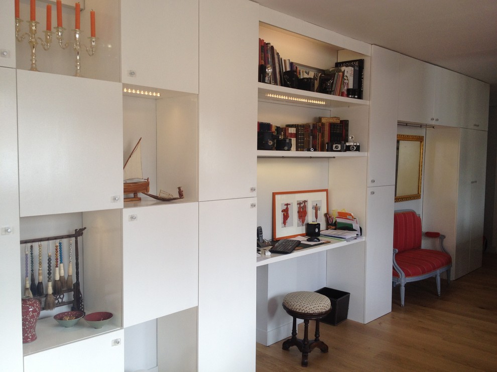 Création mur de rangements sur mesure et rénovation cuisine avec ...