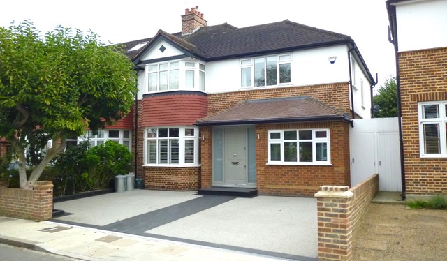 Before and after photos residential extensions - Traditional - Entrance ...