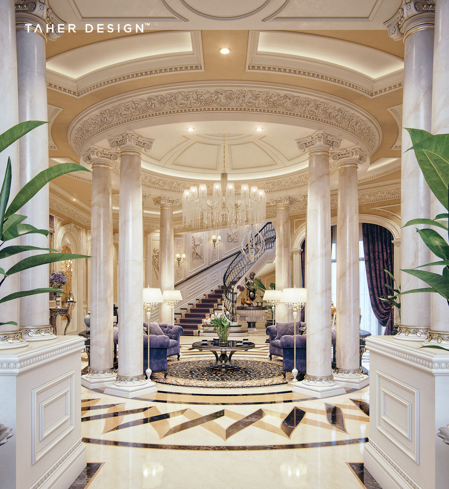 Luxury Mansion Interior " Qatar " - Traditional - Entrance - Other - by ...