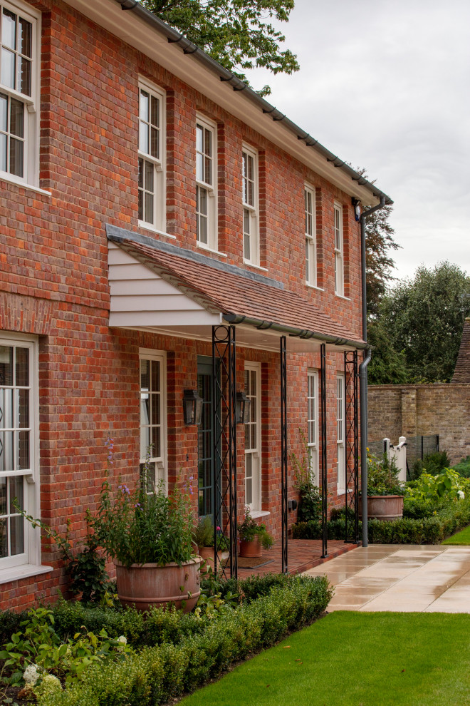 Metal Porch Uprights - Traditional - Entry - Buckinghamshire - by Fine ...