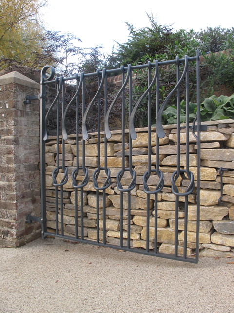 Reef knot entrance gates detail - Contemporary - Entrance - Sussex - by ...