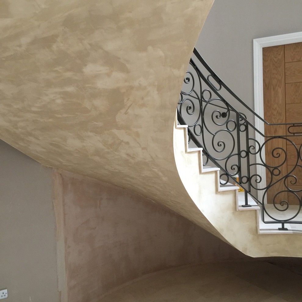 Venetian plaster - Contemporary - Staircase - Other - by ...