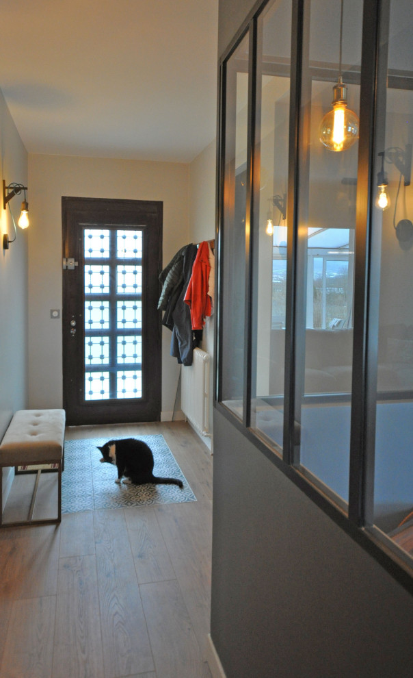 Conception et agencement d'entrée et de verrière dans un esprit vintage ...