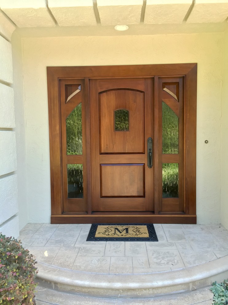 2-Panel Entry door with Sidelights - Transitional - Entry - San ...