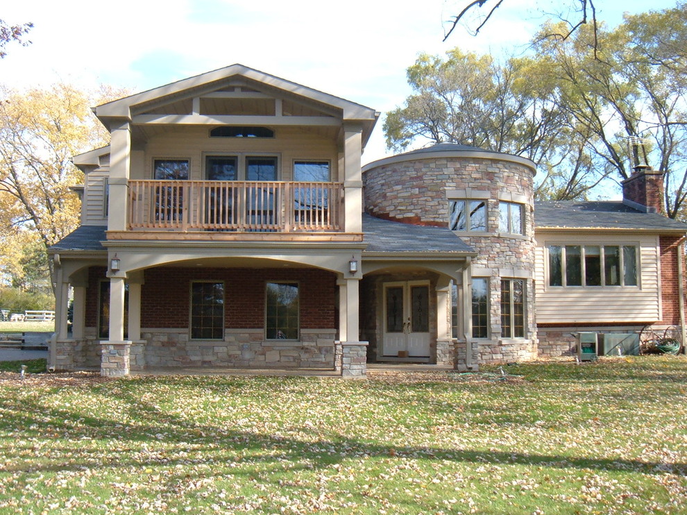 2 story Traditional Home Addition - Traditional - Entry - Chicago - by ...