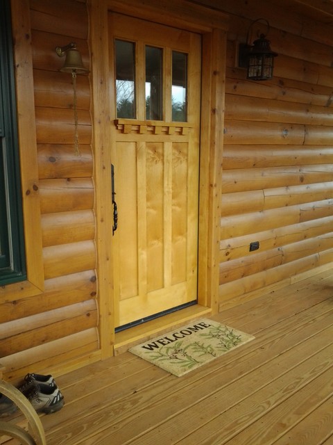 3 lite Knotty Alder Craftsman Door, 36" x 84" Provided by ETO Doors ...