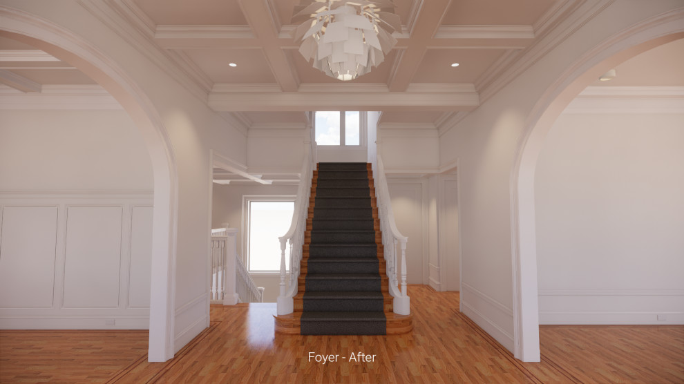 A New Basement for an Old House - Victorian - Entry - San Francisco ...