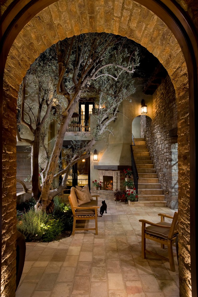 A Tuscan Farmhouse 1 - Mediterranean - Entry - Orange County - by South ...