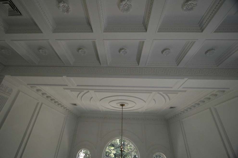 Adam-Style Plaster Ornament in a Private Residence - Traditional ...