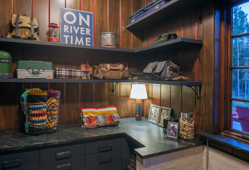 Adirondack Lodge - Rustic - Entry - Grand Rapids - by Francesca Owings ...