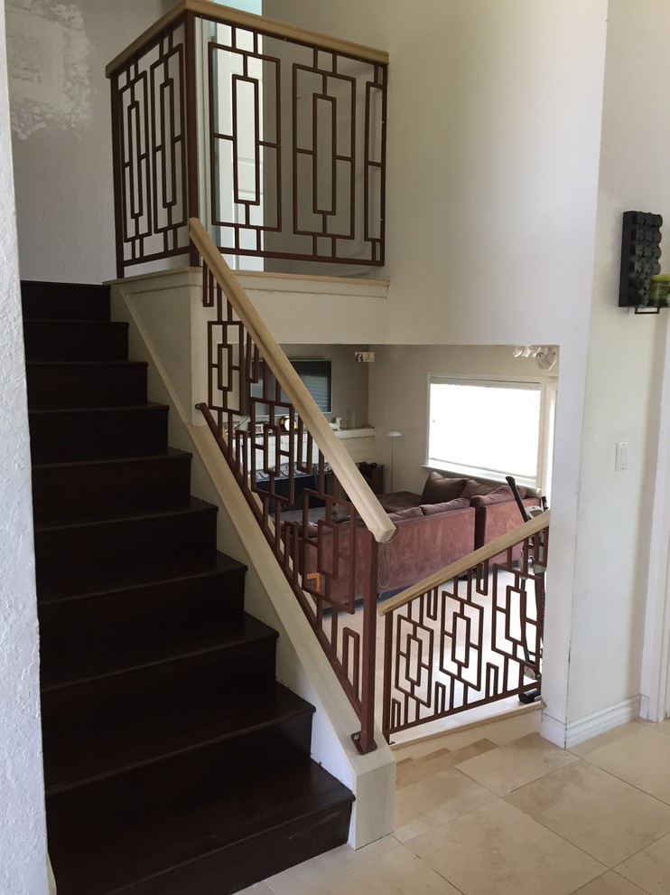 Art Deco! - Midcentury - Staircase - San Diego - by Wild Wood Stairs ...