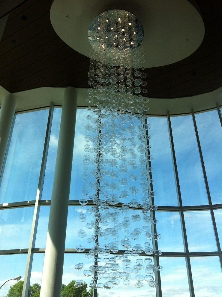 Bank Foyer - Modern - Entry - Other - by Premiere Luminaire | Houzz