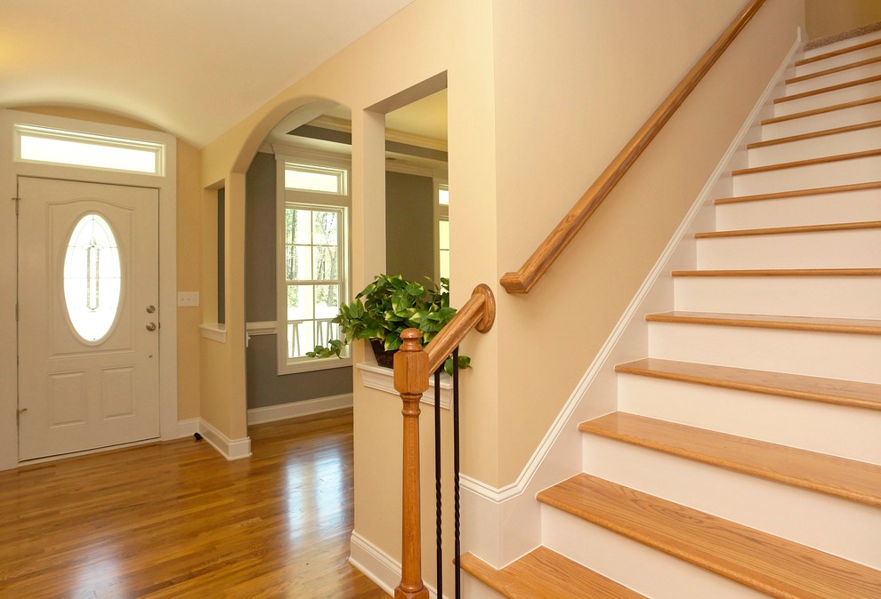 Barrel vault foyer design - Traditional - Entry - Raleigh - by Stanton ...