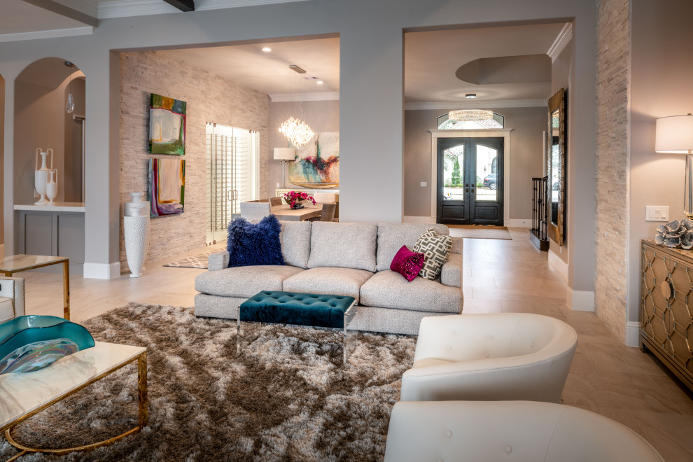 Beautiful Open Space Design - Transitional - Entrance - Houston - by ...