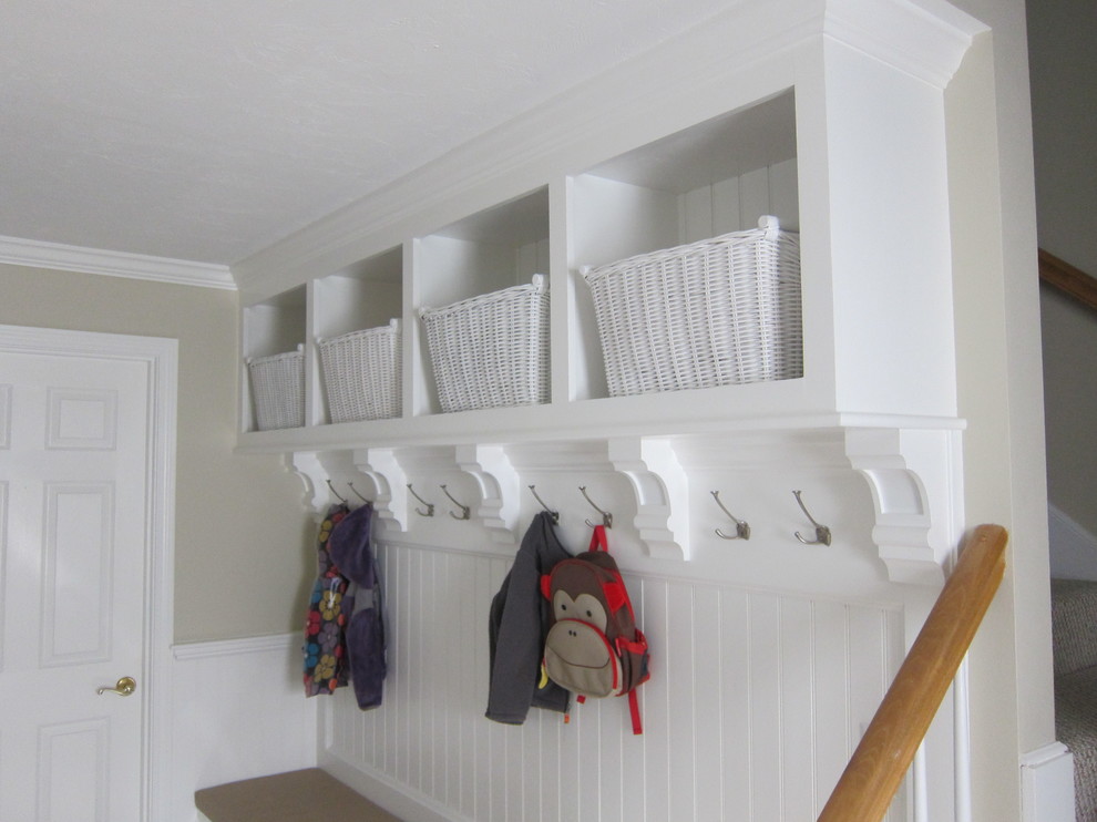 bench seats, lockers, cubbies Mudroom - Traditional - Entry - Boston ...