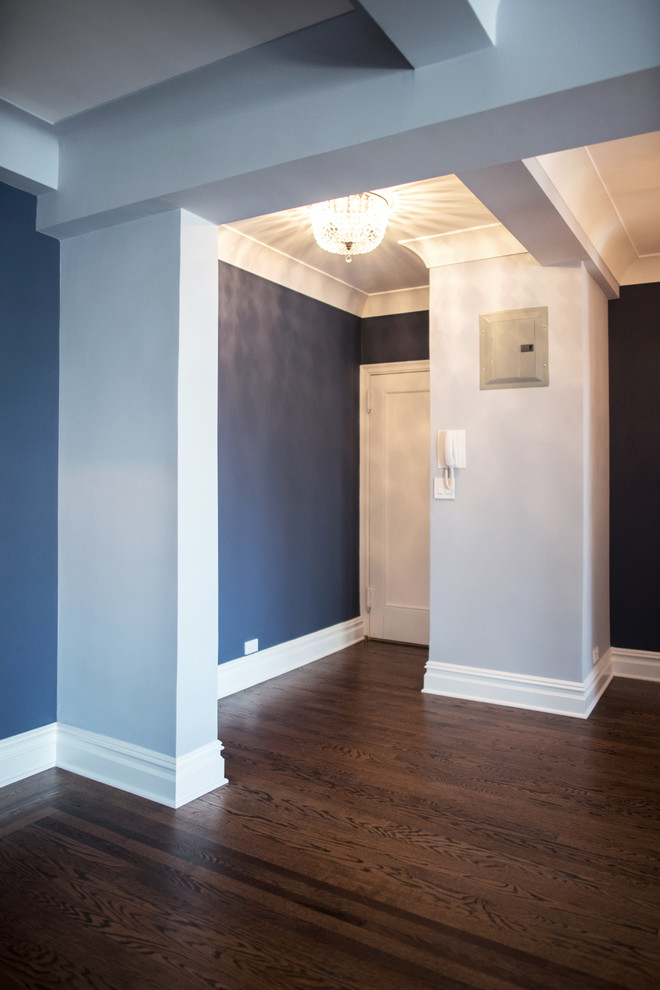 Blue Entry & Dining Room - Traditional - Entry - New York - by Paula ...