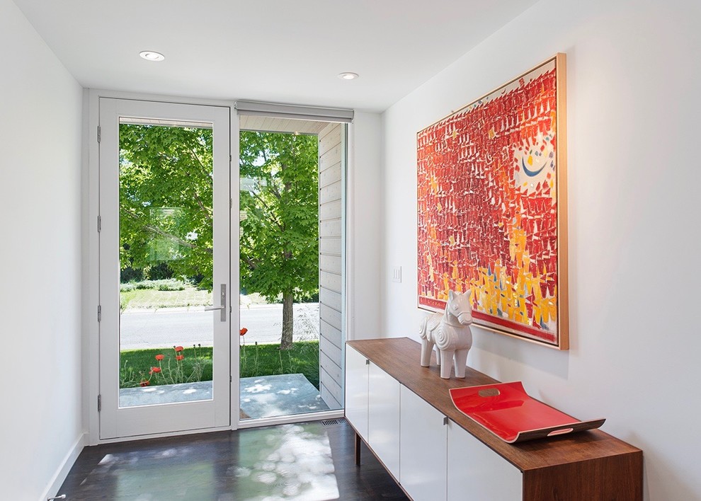 boulder, colorado family home, entry way - Contemporary - Entry - San ...