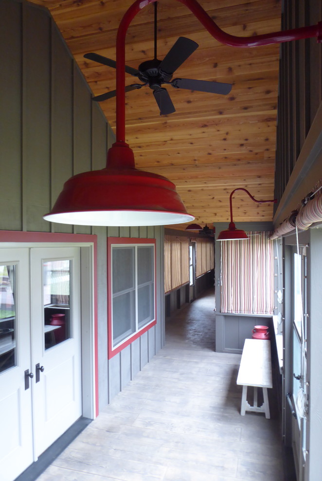 Breezeway - Rustic - Entry - Minneapolis - by McCarten Design | Houzz