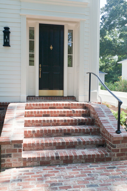Brick entrance to front door - Traditional - Entry - Miami - by Aiken ...